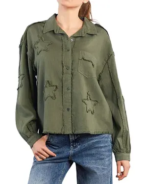 BILLY T Star Appliqué Shirt