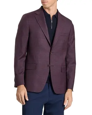 Men's Burgundy Jacket Suits