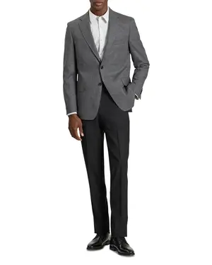 Ted Baker London Wellington Weave Modern Fit Suit Jacket - Grey