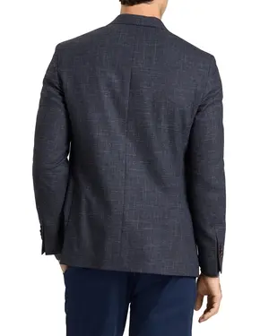 Ted Baker London Wellington Weave Modern Fit Suit Jacket - Navy/brown