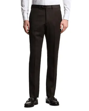Emporio Armani Regular Fit Wool Trousers
