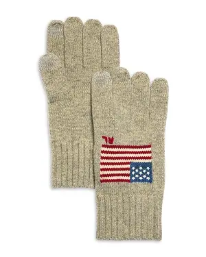 Polo Ralph Lauren Flag Gloves - Andover Heather
