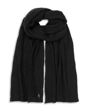 Polo Ralph Lauren Thermal Travel Scarf - Polo Black