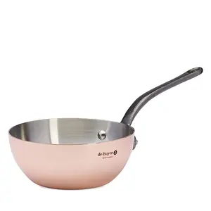 DE BUYER 1.8 Quart Open Stir Fry Pan - Copper