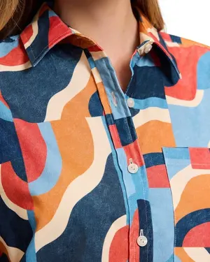 Foxcroft Marina Corduroy Shirt - Multi