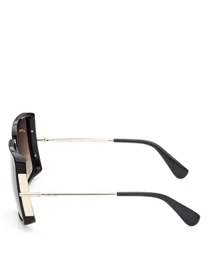 Max Mara Malibu4 Square Sunglasses, 58mm