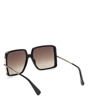 Max Mara Malibu4 Square Sunglasses, 58mm