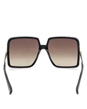 Max Mara Malibu4 Square Sunglasses, 58mm