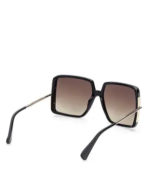 Max Mara Malibu4 Square Sunglasses, 58mm