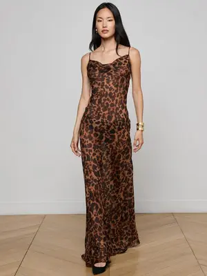 L'agence Printed Evening Dresses