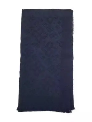 TAGLIATORE Jacquard Fringed Scarf