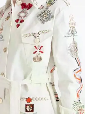 TEMPERLEY LONDON Diamantine Shirt Jacket