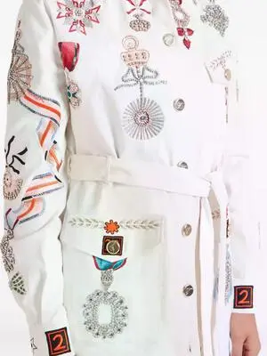 TEMPERLEY LONDON Diamantine Shirt Jacket
