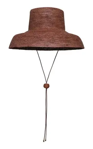Johanna Ortiz X Arteseno Fierce Muse Sun Hat - Brown