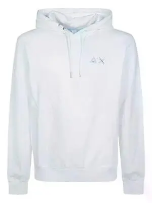 SUN 68 Cotton Hoodie - White