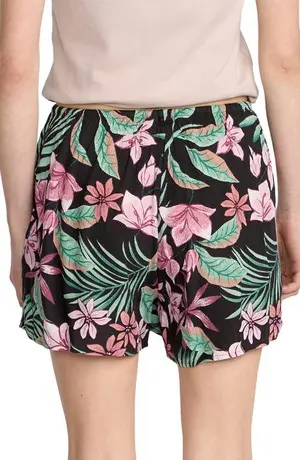 Volcom Boss Beach Printed Crinkled Shorts