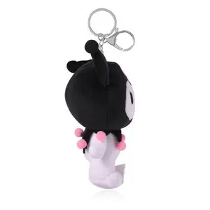HELLO KITTY Kuromi Plush Bag Charm Keychain