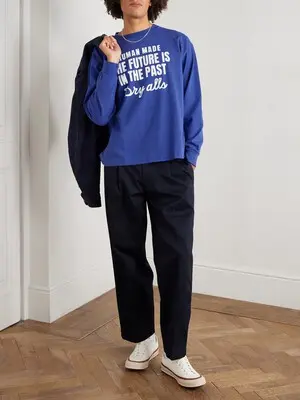 HUMAN MADE Printed Cotton-jersey T-shirt