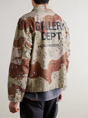 GALLERY DEPT. Montecito Camouflage Logo-print Cotton-ripstop Jacket