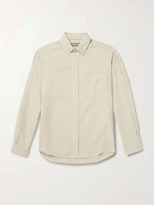 Canali Canali - Garment-Dyed Lyocell-Twill Shirt - Men - Neutrals - S Ecru