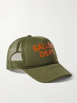 GALLERY DEPT. Logo-print Trucker Cap - Green