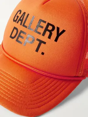 GALLERY DEPT. Logo-print Trucker Cap - Orange