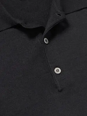 Canali Wool Polo Shirt