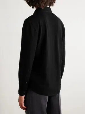 Brunello Cucinelli Wool, Cashmere And Silk-blend Shirt