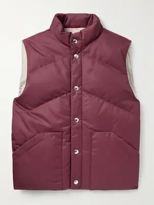 Brunello Cucinelli Quilted Shell Down Gilet
