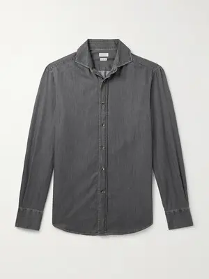 Brunello Cucinelli Collared Shirts For Men