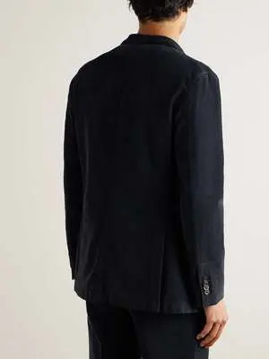 Boglioli Stretch-cotton And Modal-blend Corduroy Suit Jacket