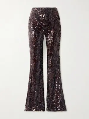 Women's Sequin Flare Pants