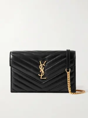 Saint Laurent Cassandre Envelope Matelassé Leather Shoulder Bag