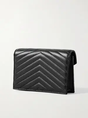 Saint Laurent Cassandre Envelope Matelassé Leather Shoulder Bag
