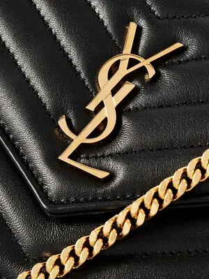 Saint Laurent Cassandre Envelope Matelassé Leather Shoulder Bag