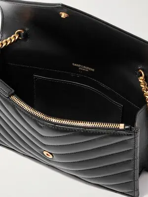 Saint Laurent Cassandre Envelope Matelassé Leather Shoulder Bag