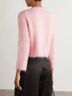 LIBEROWE Amelie Cropped Alpaca-blend Cardigan