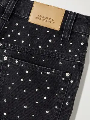 Isabel Marant Brinsa Studded High-rise Jeans
