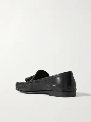 JAMIE HALLER Tasselo Tasseled Leather Loafers