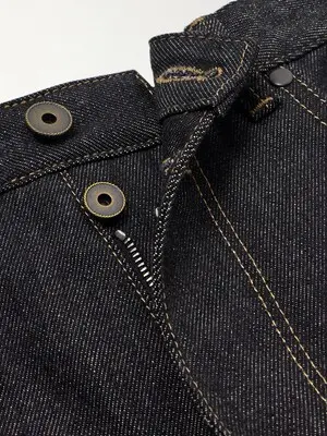 LEMAIRE High-rise Straight-leg Organic Jeans - Blue