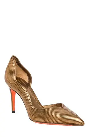 Santoni Leather High-heel Pump