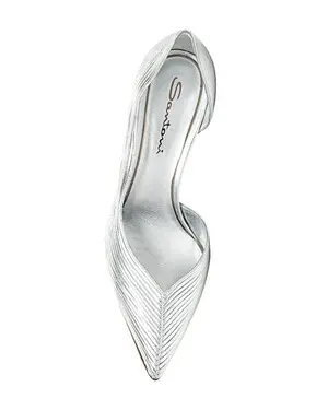 Santoni Leather High-heel Pump