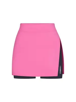 PB5STAR Side Split Pickleball Skirt - Pink-black