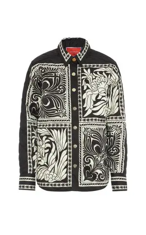 La DoubleJ Iris Printed Shirt Jacket