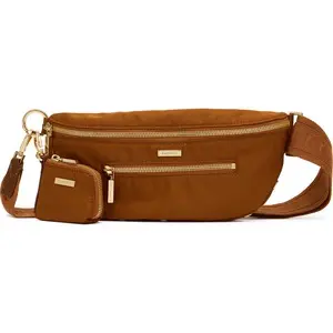HAMMITT Medium Crossbody Bag - Amber Nylon/gold