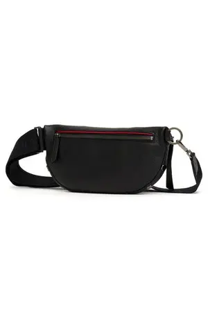 HAMMITT Medium Crossbody Bag - Black/gunmetal