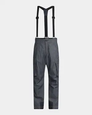 Moncler Tech Denim Ski Pants