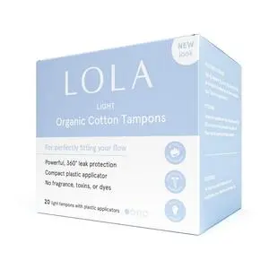 Lola Light Organic Cotton Tampons - One-color