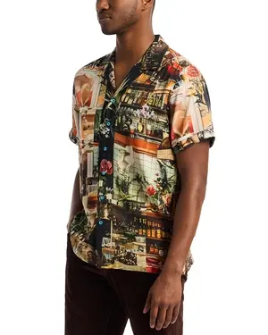Robert Graham Harry's Place Button Down Camp Shirt