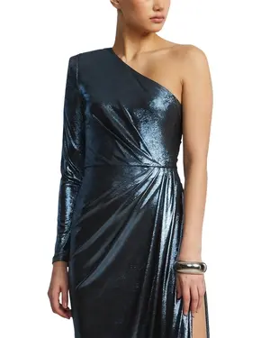 Bcbgmaxazria Strong Shoulder Gown